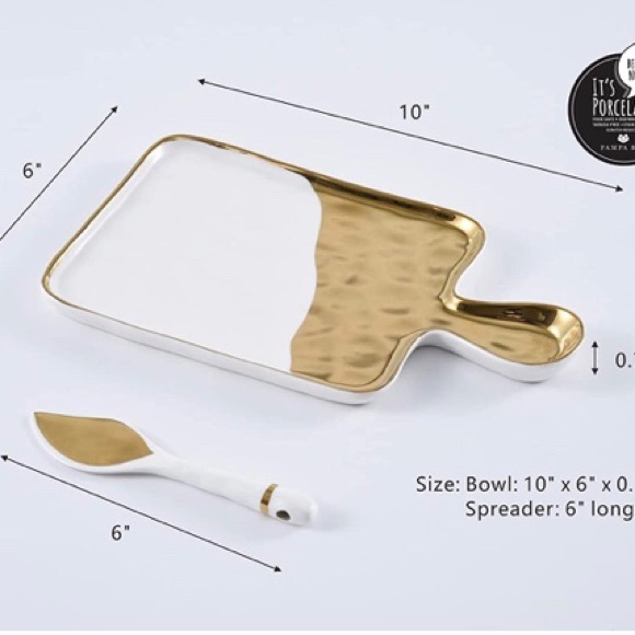 pampa bay | Dining | Pampa Bay Porcelain Serving Tray With Spreader Nib ...